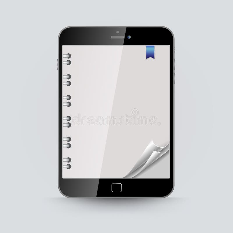 Abstract tablet PC stock illustration. Illustration of computing - 27046298