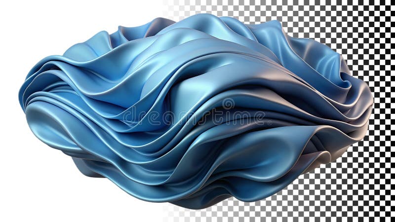 Abstract Tangled Complex Blue Wire Structure Representing Data or Brain ...