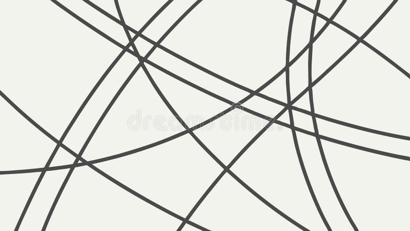 Abstract Tangled Lines, Complexity and Interconnection Vector Design Generative AI Stock ...