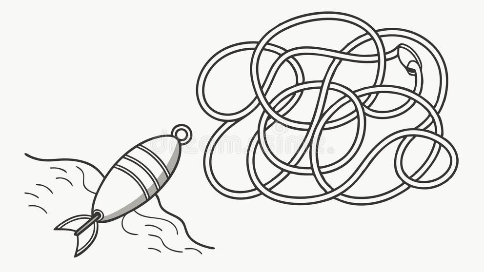 Abstract Tangled Lines Messy Dynamic Graphic Vector, Vector Design ...