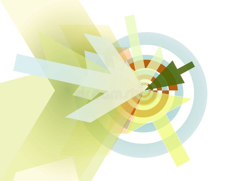 Abstract target concept stock illustration. Illustration of colour ...