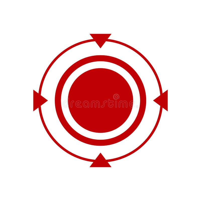 Abstract Target Icon Vector. Target Icon Image Stock Vector ...