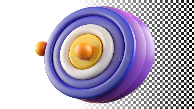 Abstract Target Rings with Central Core Focus Precision Aim Png ...