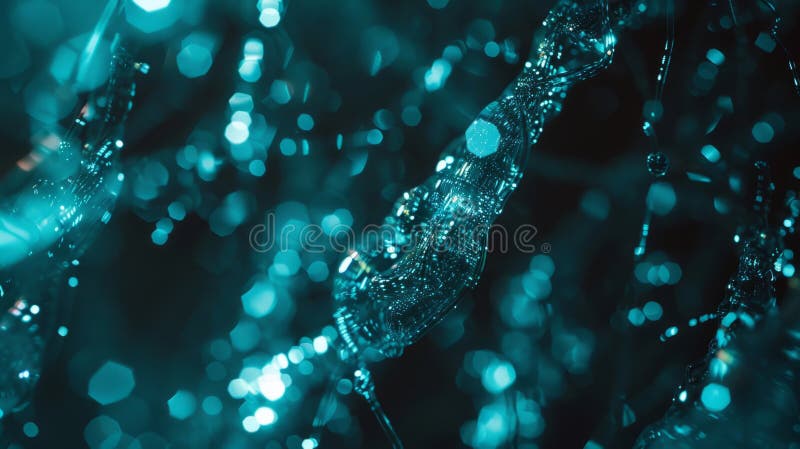 Abstract Teal Background - Light Streaks, Bokeh Effect, Modern Backdrop ...
