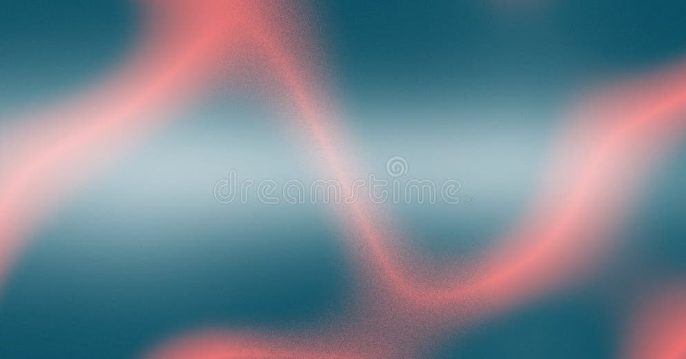 Abstract Teal and Coral Color Wash Background Stock Image - Image of ...