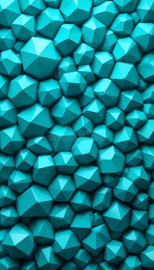 Abstract Teal Geometric Shapes Background Texture Stock Illustration ...