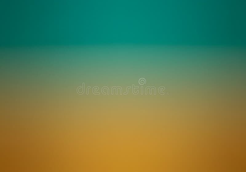 Abstract Background with a Gradient of Teal Fading into Gold Creating a ...