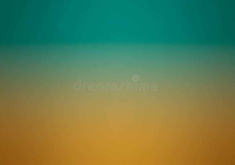 Abstract Background with a Gradient of Teal Fading into Gold Creating a ...