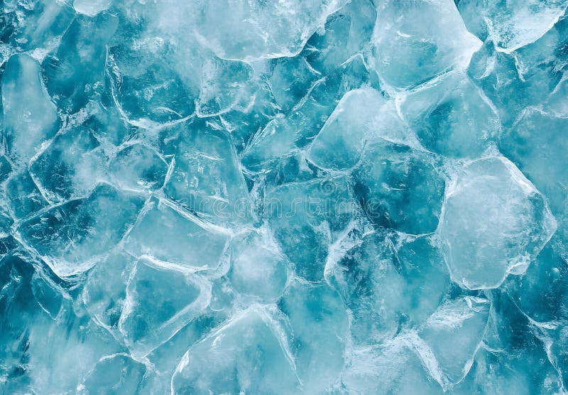 Abstract Teal Ice Texture Background with Frozen Patterns Stock ...