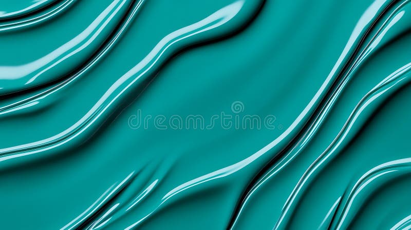 Abstract Teal Liquid Waves Background Stock Illustration - Illustration ...