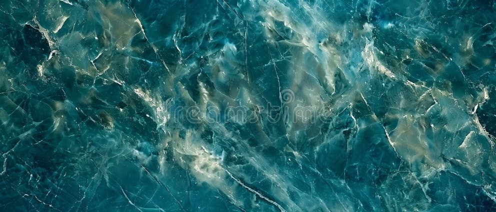 Abstract Teal Marble Texture Background Stock Illustration ...