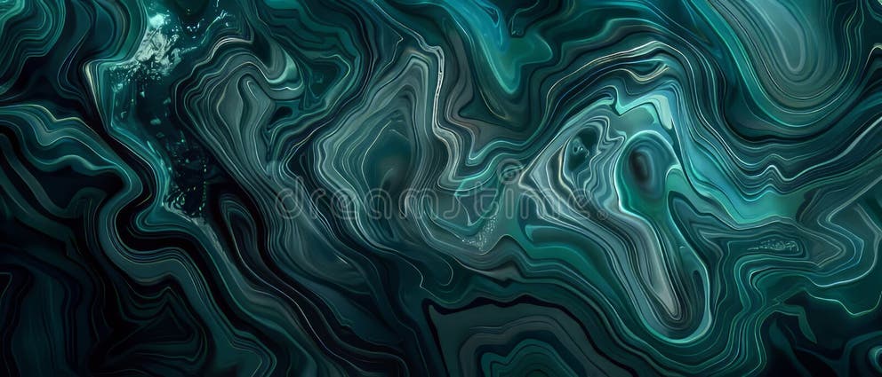 Abstract Teal Marble Texture Background, Luxury Swirls Pattern Stock ...