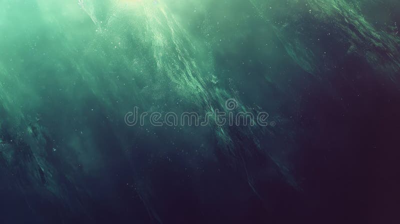 Abstract Teal Nebula Space Galaxy Background. Cosmic Fluid Art Texture ...