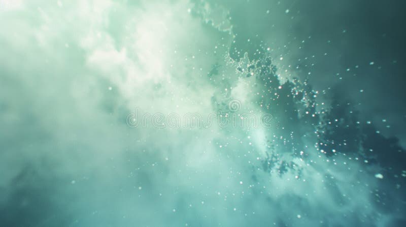 Abstract Teal Nebula Texture Background, Sparkles, Universe, Space ...