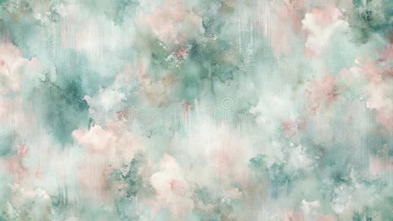 Abstract Teal and Rose Watercolor Wash Background Texture. Generative ...