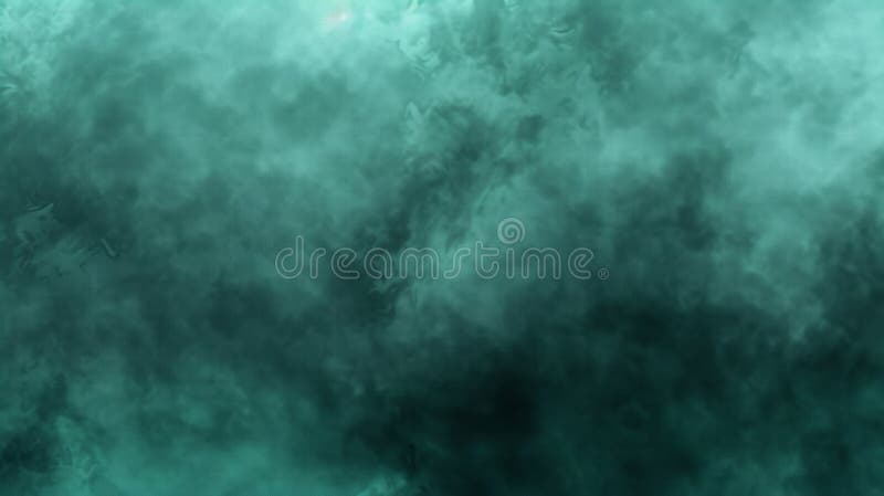 Abstract Teal Smoke Background, Mist Texture, Artistic Design, Modern ...