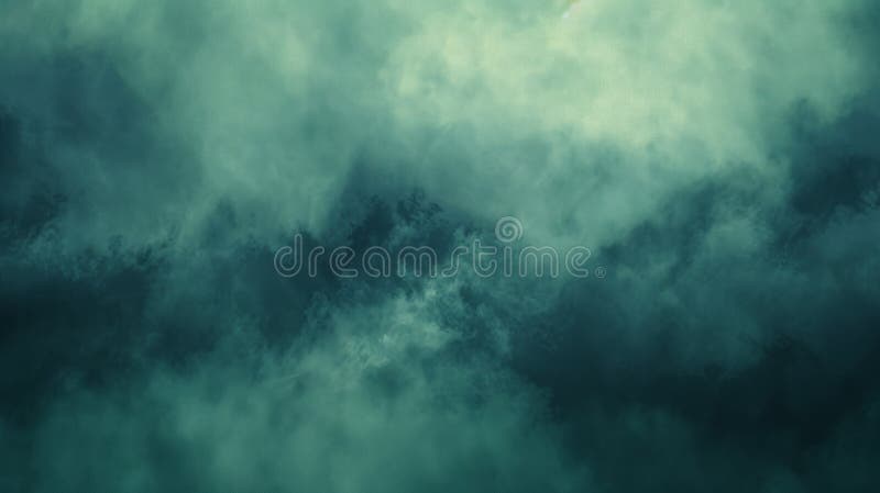 Abstract Teal Smoke Background Texture, Dark Fantasy Mist, Dreamy ...