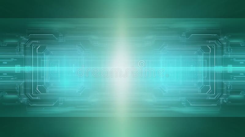 Abstract Teal Technology Background Abstract Teal Background Featuring ...