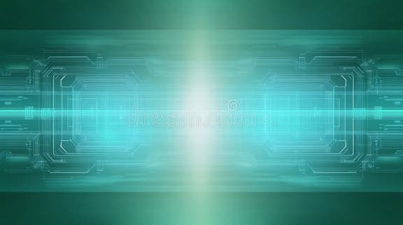 Abstract Teal Technology Background Abstract Teal Background Featuring ...
