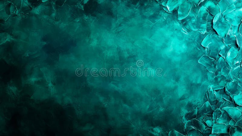 Abstract Teal Texture Background with a Gradient of Color and a ...