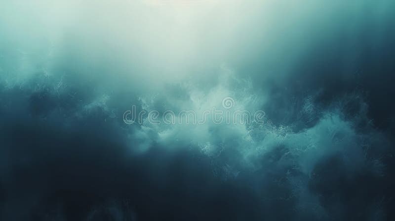 Abstract Teal Texture Background: Underwater Mist Effect and Cloudscape ...