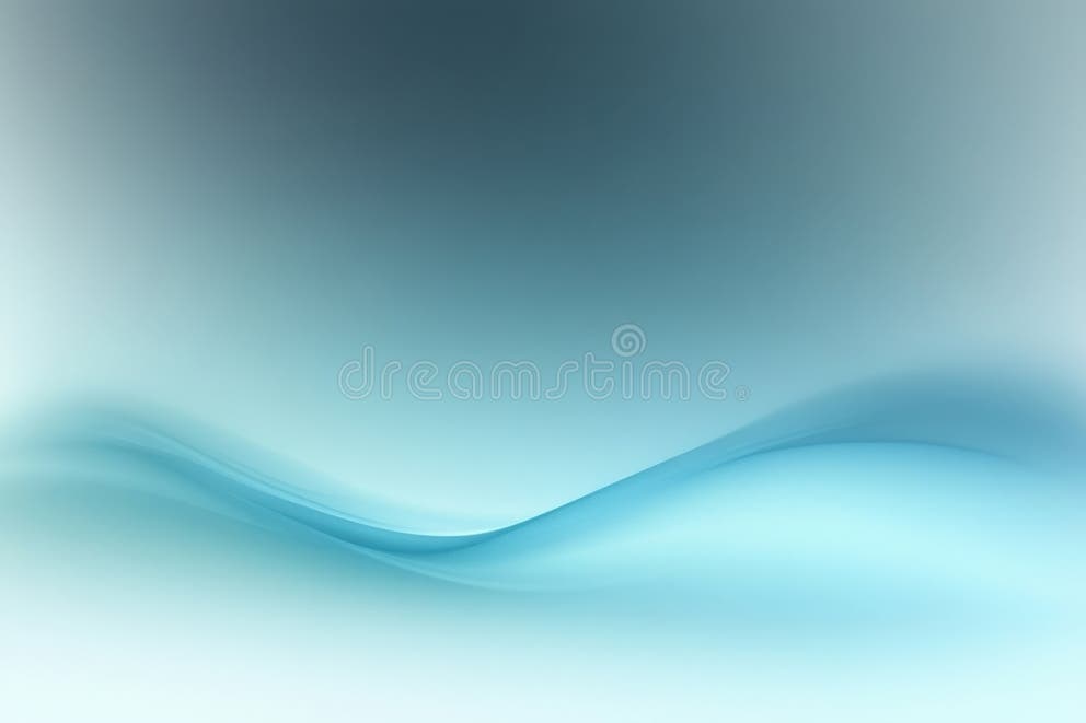 Abstract Teal Wave Background Design Stock Illustration - Illustration ...