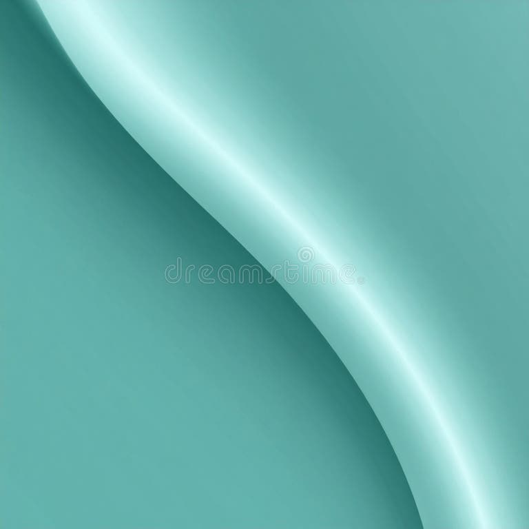 Abstract Teal Wave Background with Smooth Gradient Stock Illustration ...