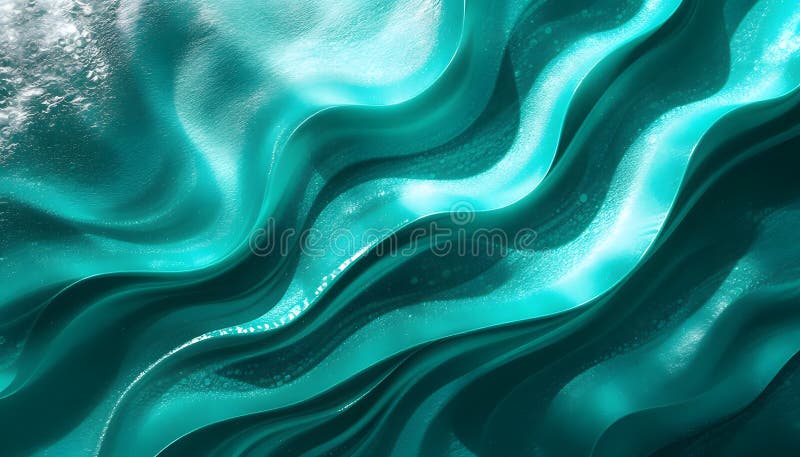 Abstract Teal Wave Background Texture Image Stock Illustration ...
