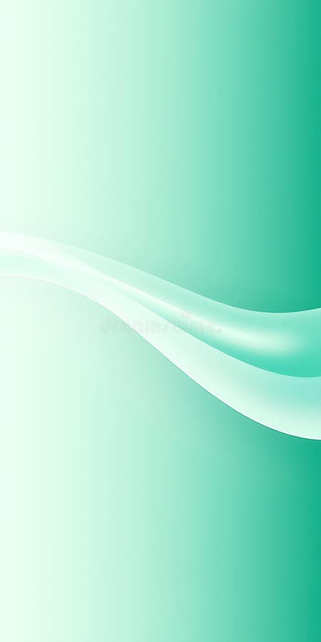 Abstract Teal Wave Design for Modern Background Stock Illustration ...