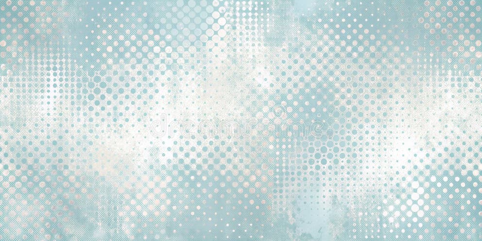 Abstract Teal and White Dotted Pattern Background Texture with Subtle ...