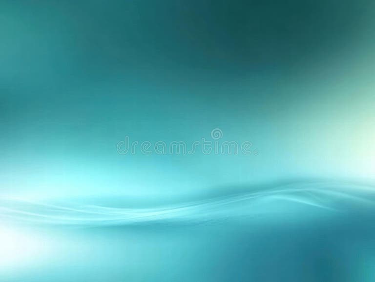 Abstract Teal and White Gradient Background with Subtle Waves Stock ...