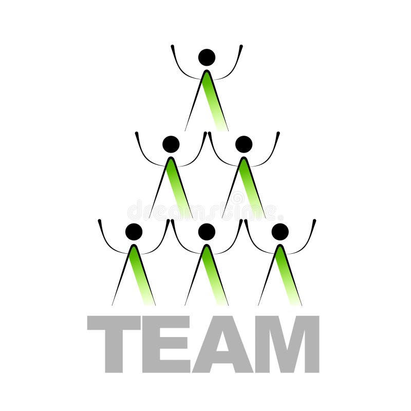 Abstract team sign stock illustration. Illustration of strong - 69517801