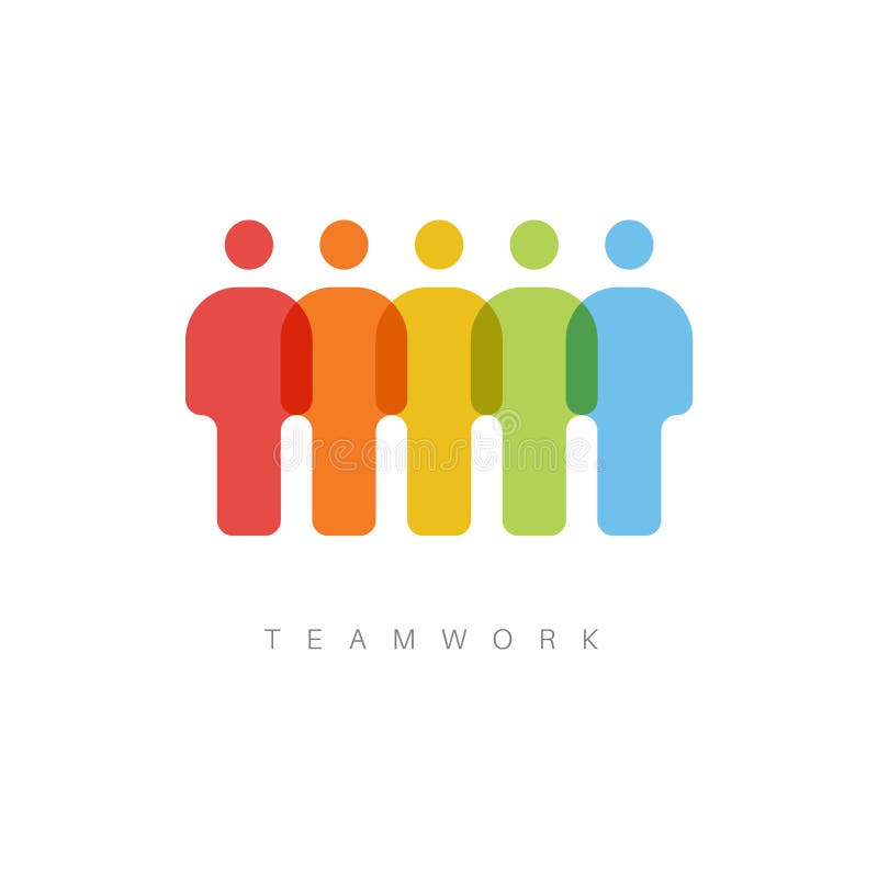 Abstract Teamwork Concept Vector Illustration Stock Vector ...