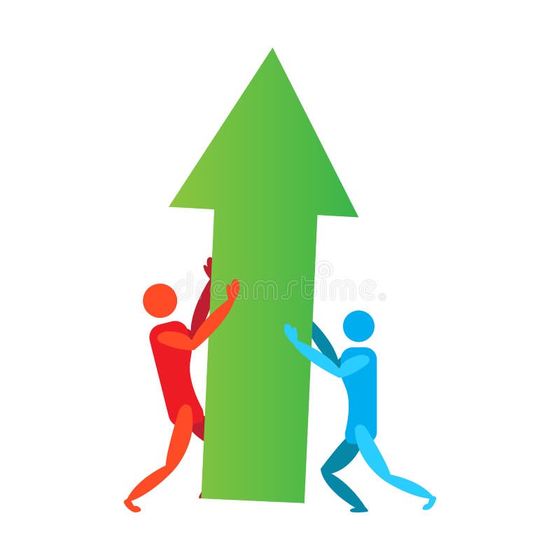 Abstract teamwork icon stock vector. Illustration of company - 105130957