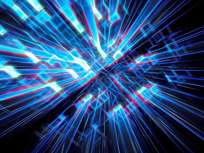 Abstract Technology Background with Perspective - Digitally Gen Stock ...