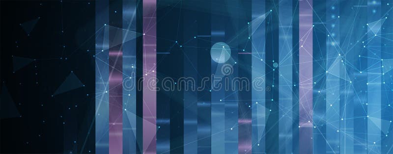Abstract Tech Background. Futuristic Technology Interface with ...