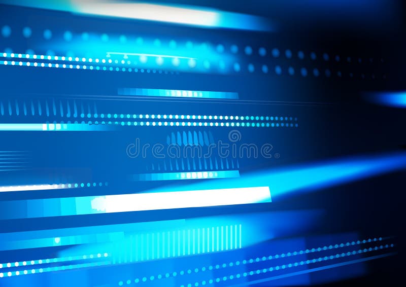 Abstract Tech Background with Glowing Stripes Stock Vector ...