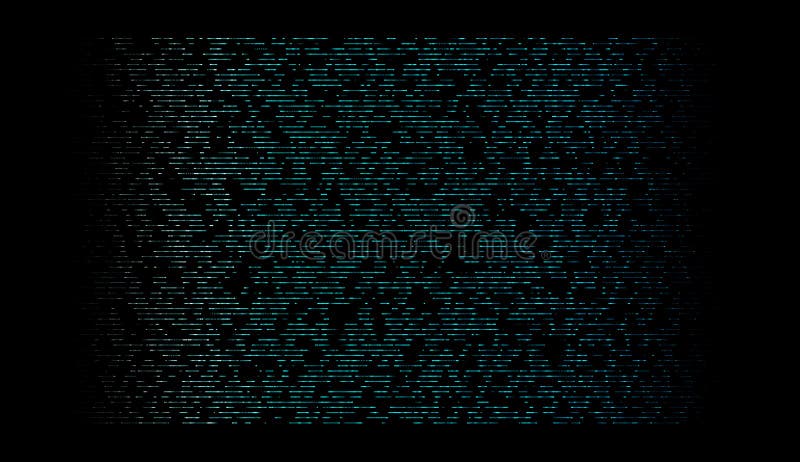 Abstract Tech Background. Matrix Particles Grid Stock Illustration ...