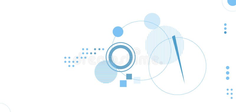 Abstract Tech Background with Simple Object. Stock Vector ...