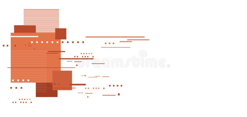Abstract Tech Background with Simple Object. Stock Vector ...