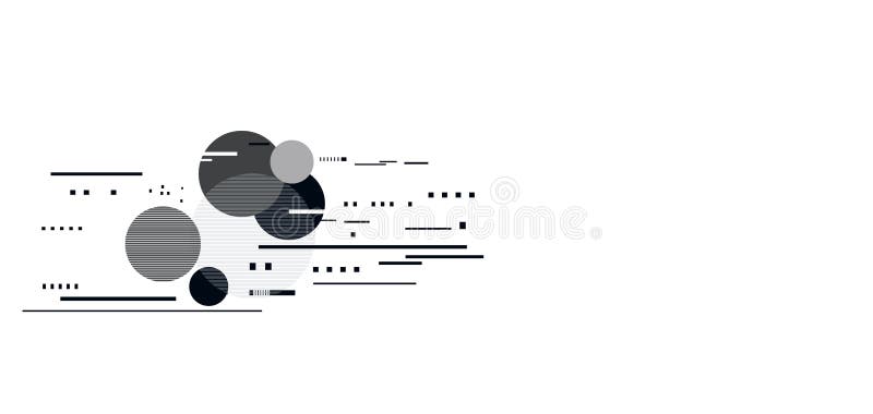 Abstract Tech Background with Simple Object. Stock Vector ...