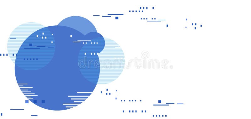 Abstract Tech Background with Simple Object. Stock Vector ...