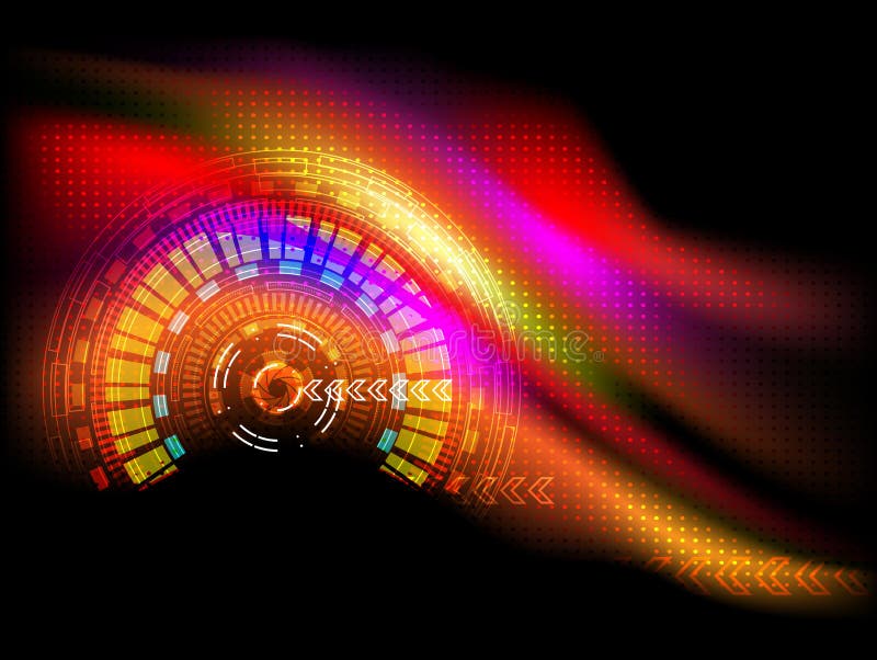 Abstract tech background stock vector. Illustration of background ...