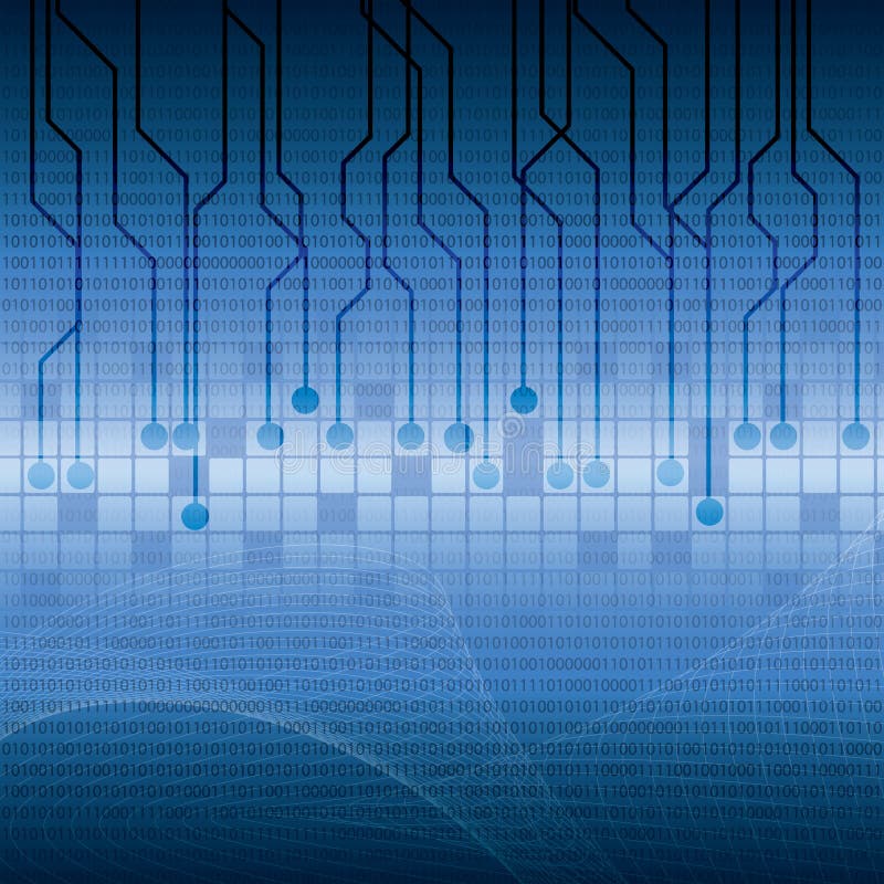 Abstract Tech Binary Background Stock Vector - Illustration of network ... Abstract Tech Binary Background Stock Vector - Illustration of network ...