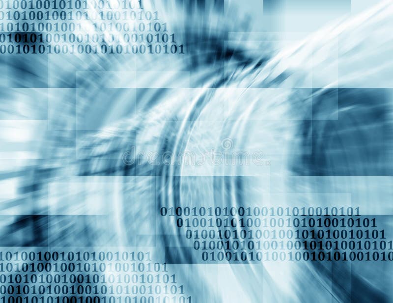 Binary Blue Eye Cyber Security Concept Background Vector Stock Vector ...