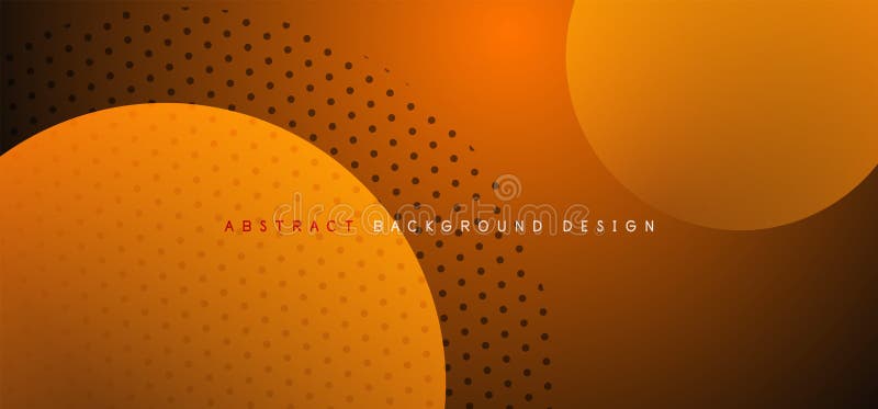 Abstract Tech Circles Vector Background, Technology Digital Bubbles ...
