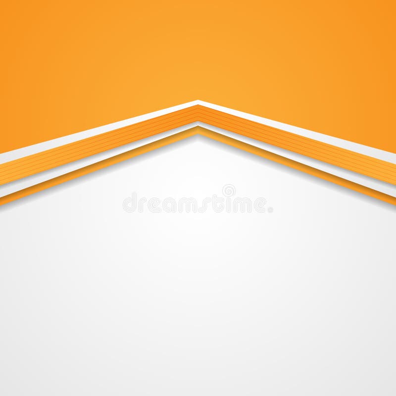 Hi-tech Orange Shapes Abstract Vector Background Stock Vector ...