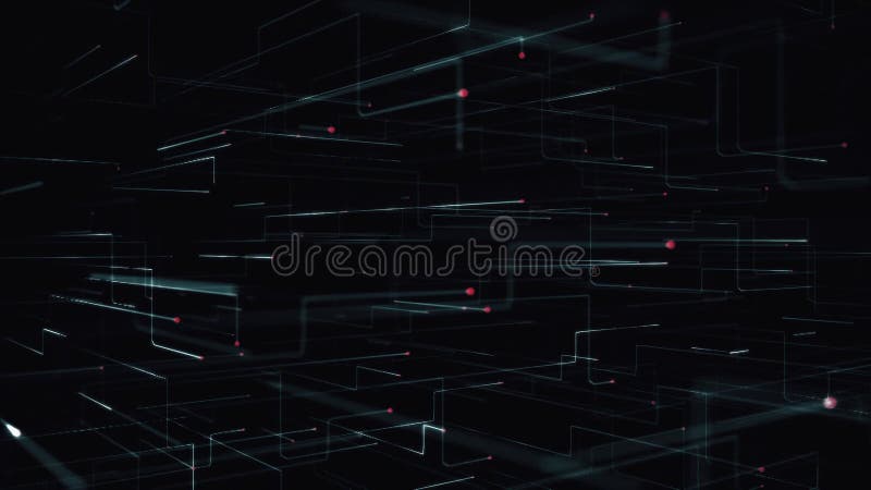 Digital Data Stream Technology Background Stock Footage - Video of ...