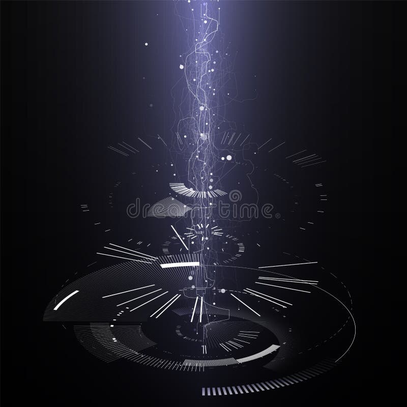 Abstract Tech Design Background. Stock Vector - Illustration of ...