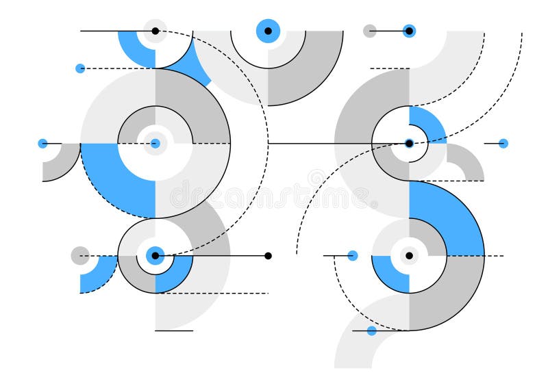 Abstract Tech Engineering Draft Vector Background, Mechanical Blueprint ...